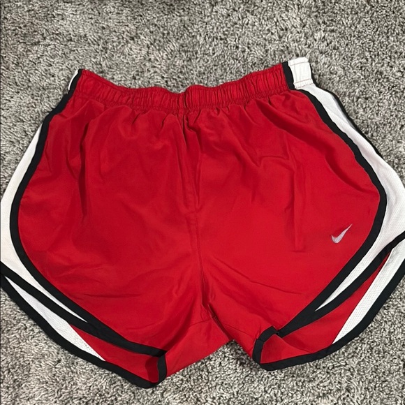 Nike | Shorts | Nike Red And White Athletic Shorts Lightweight Design ...